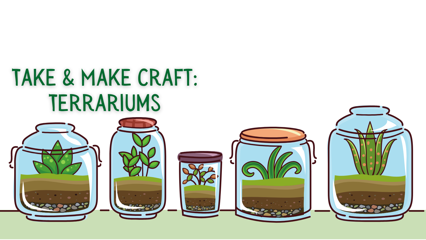 Take & Make Adult Craft: Terrariums - Woodbridge Town Library
