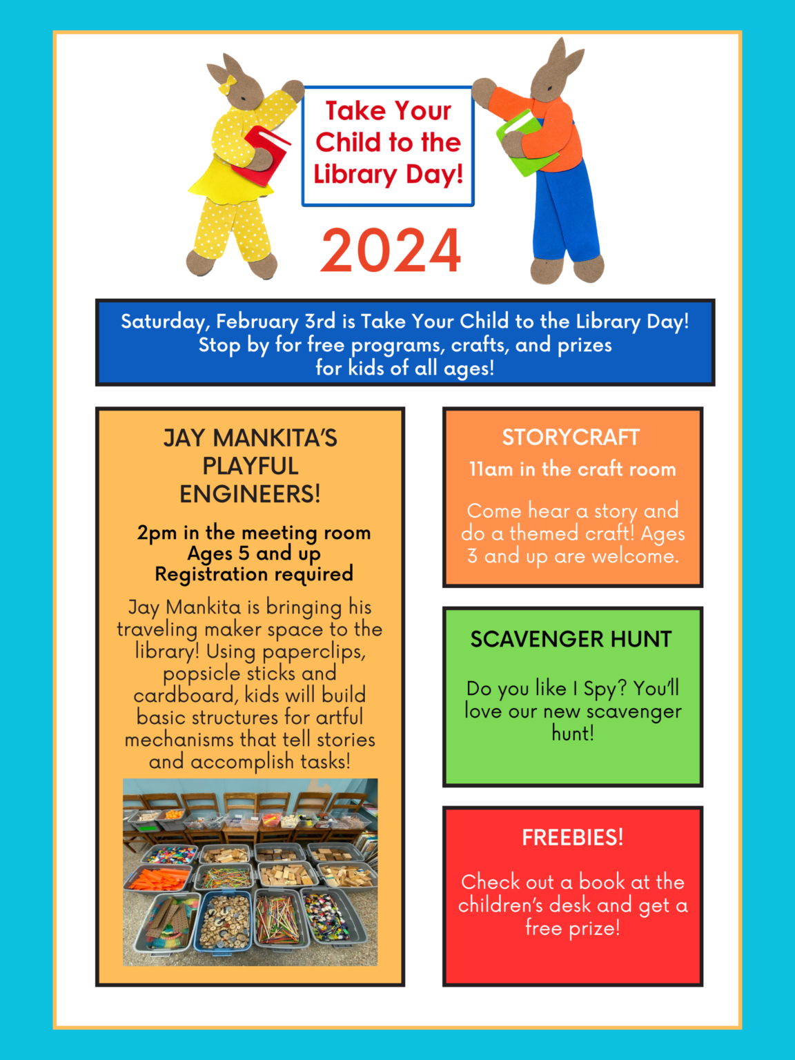 Take Your Child to the Library Day! – Woodbridge Town Library