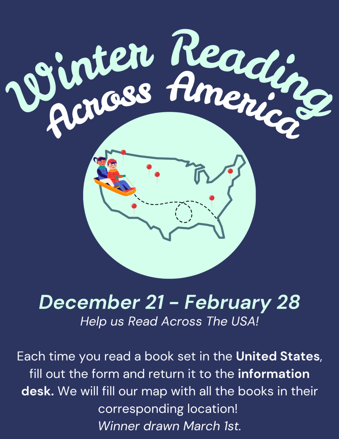 Winter Reading Across America - Woodbridge Town Library